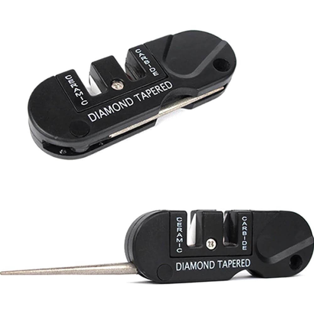 Portable Knife Sharpener with Diamond and Tungsten
